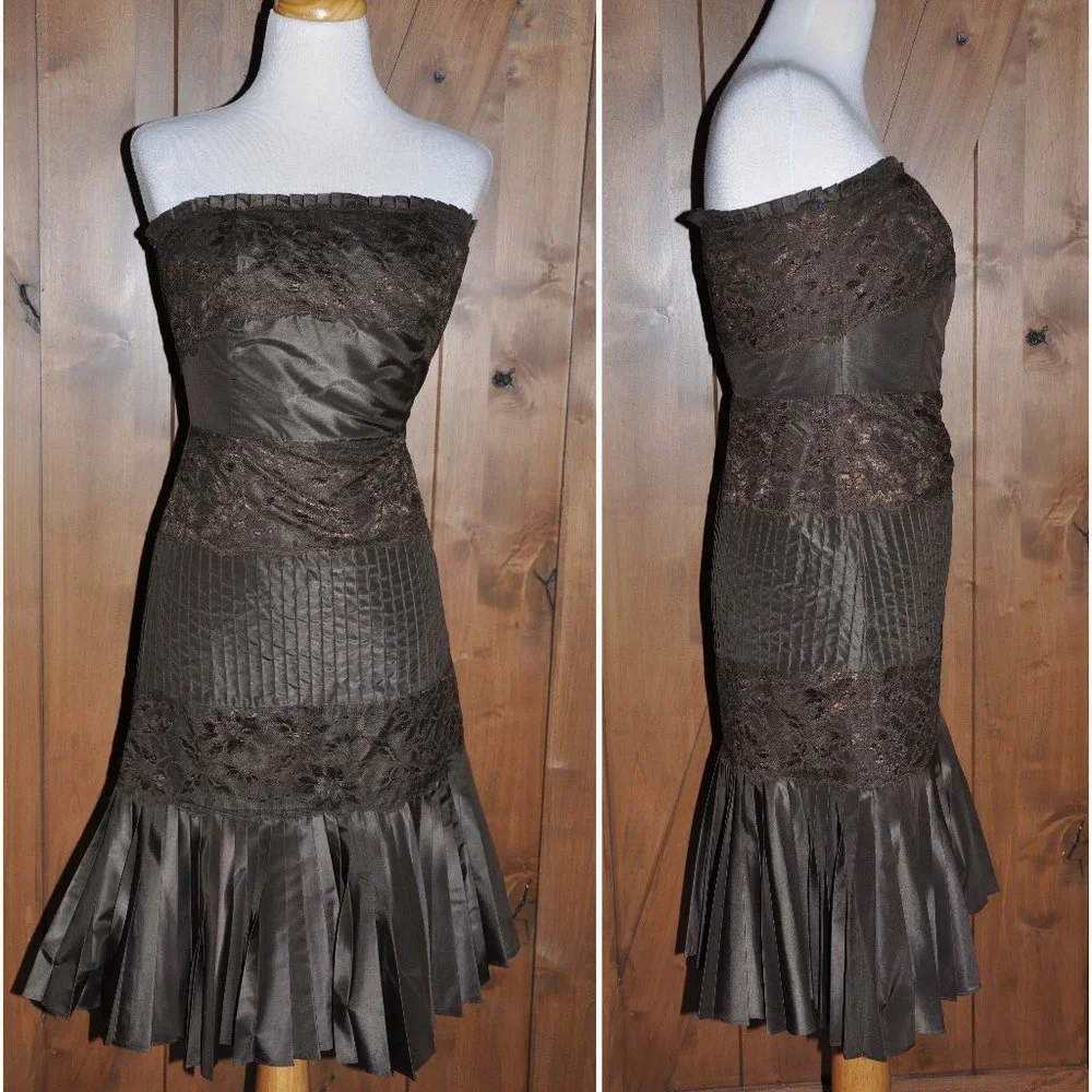 Banana Republic | Dresses | Banana Republic Expresso Pleated Bottom ...